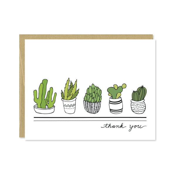 Succulent Thank You Card – Row House 14